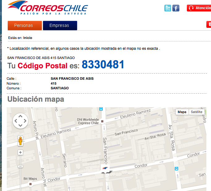 Cual Es El Codigo Postal De Chile Image To U Cual Es El Codigo Postal De Chile Image To U